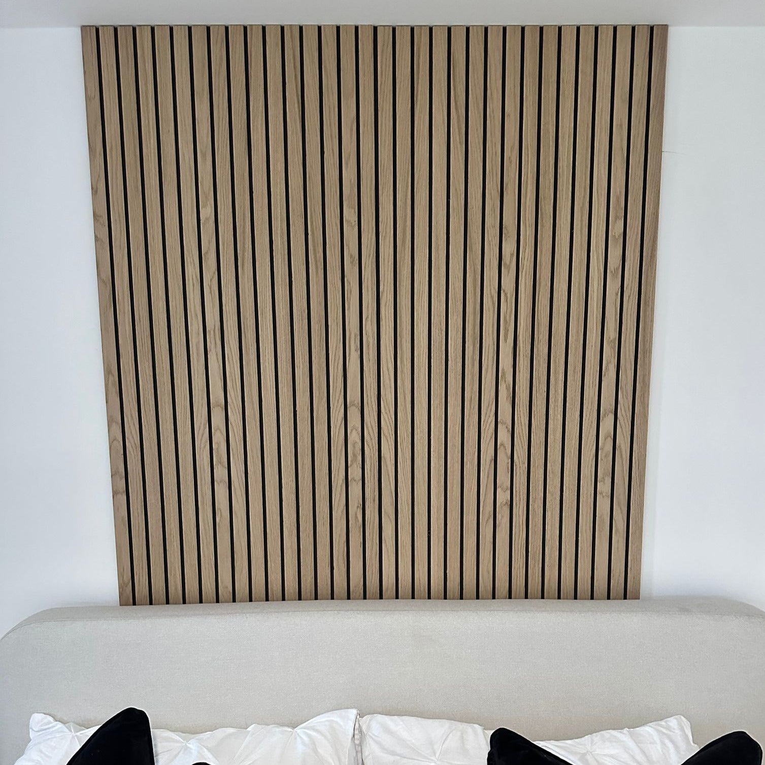 Buy Natural Oak Slat Wall Panels Online – Timber Mouldings Direct