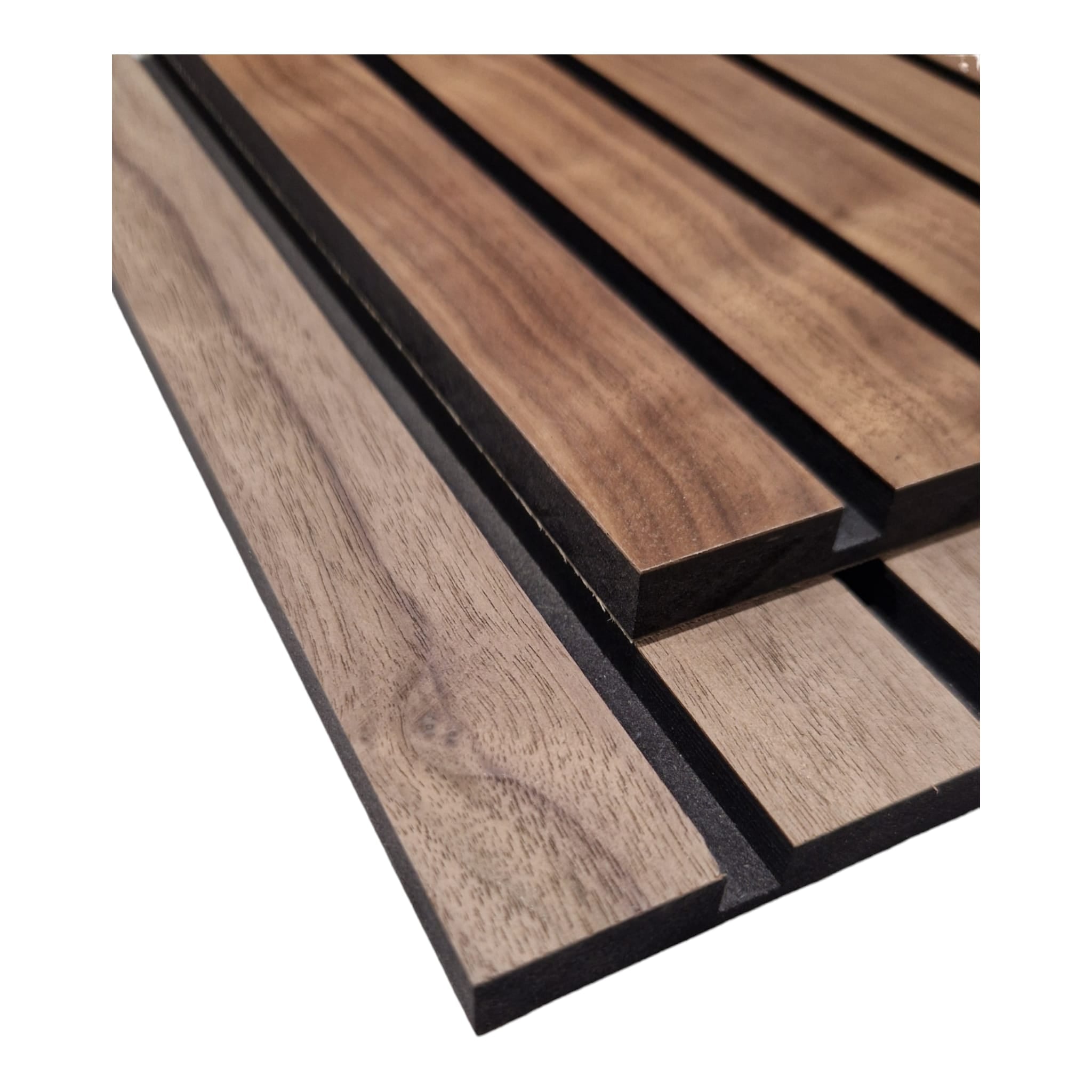 Buy Natural Walnut Slat Wall Panels Online – Timber Mouldings Direct